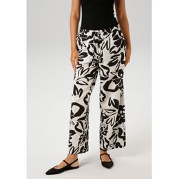 Aniston Hose in Wei&szlig;/ Schwarz - 60% | Gr&ouml;&szlig;e 38 | Damenhosen