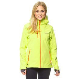 Peak Mountain Softshelljacke in Gelb - 68% | Gr&ouml;&szlig;e M | Damen-outdoorjacken