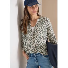 Cecil Bluse in Beige/ Oliv - 26% | Gr&ouml;&szlig;e S | Damen-blusen