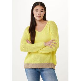 Mexx Pullover in Gelb - 68% | Gr&ouml;&szlig;e M | Damen-pullover-cardigans