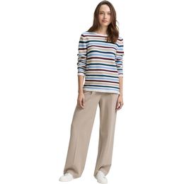 Tom Tailor Pullover in Hellblau/ Wei&szlig; - 57% | Gr&ouml;&szlig;e L | Damen-pullover-cardigans