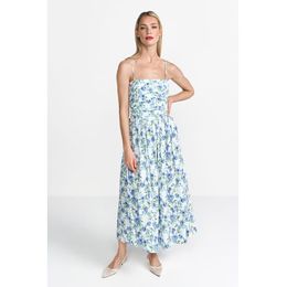 Rich & Royal Rich & Royal Kleid in Wei&szlig;/ Hellblau - 64% | Gr&ouml;&szlig;e 34 | Damen-kleider