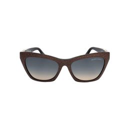 Guess By Marciano Damen-Sonnenbrille in Braun/ Dunkelblau - 72% | Gr&ouml;&szlig;e 54 | Damen-brillen