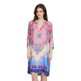 Betty Barclay Kleid in Rosa/ Blau - 75% | Gr&ouml;&szlig;e 36 | Damen-kleider
