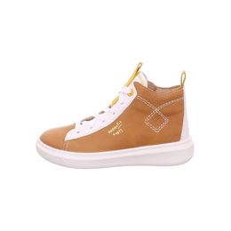 Superfit Leder-Sneakers "Cosmo" in Hellbraun - 72% | Gr&ouml;&szlig;e 33 | Kindersneakers