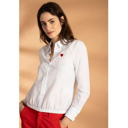 More & More More & More Bluse in Wei&szlig; - 55% | Gr&ouml;&szlig;e 40 | Damen-blusen
