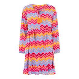 Zwillingsherz Kleid "Bunte Wellen" in Bunt - 78% | Gr&ouml;&szlig;e L/XL | Damen-kleider