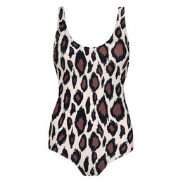 Short Stories Badeanzug in Schwarz/ Creme/ Braun - 63% | Gr&ouml;&szlig;e 36 | Damen-bademode