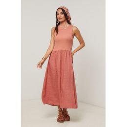 Le Monde du Lin Kleid in Orange - 72% | Gr&ouml;&szlig;e 40/42 | Damen-kleider