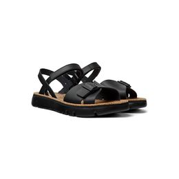 Camper Leder-Sandalen "Oruga" in Schwarz - 37% | Gr&ouml;&szlig;e 40 | Damen-sandalen
