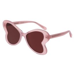 Stella McCartney SC4063IK | Kinder-Sonnenbrille | Fassung: Vollrand, Butterfly, Acetat, Rose Gl&auml;nzend | Glasfarbe: Violett