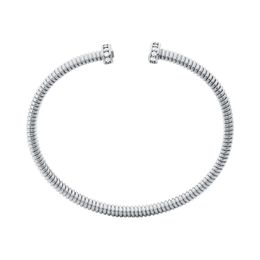 Michael Kors Damen Armspange "Schmuck Geschenk Metall Armschmuck Armkette Premium", 16,5cm, Metallmetallfarben, kristallwei&szlig;, kristallwei&szlig;, Metall,