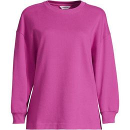 LANDS' END Leichtes Sweatshirt, Damen,  Pink, Baumwolle, by Lands' End