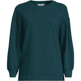 LANDS' END Leichtes Sweatshirt in Plus-Gr&ouml;&szlig;e, Damen, size: plus, Gr&uuml;n, Baumwolle, by Lands' End