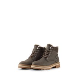 Tom Tailor Denim Herren Wasserfeste Boots mit F&uuml;tterung, braun, Uni, Gr. 41