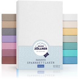 Julius Z&ouml;llner Z&ouml;llner Spannbetttuch Jersey wei&szlig;