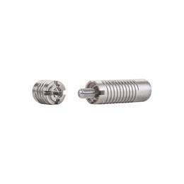 Lamello Invis Mx2 Verbinder-Set mit Eindrehmutter aus Kunststoff und Metall f&uuml;r unsichtbare Holzverbindungen 14 mm Set &agrave; 20 Stk., 6012300)