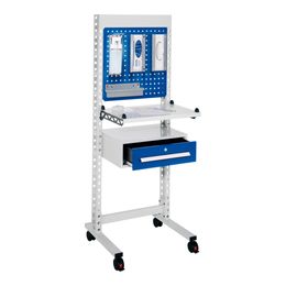 KAPPES ErgoPlus Steharbeitsplatz Mod 1 RAL 7035 /5010 H1770 mm x B670 mm, 7315.01.0116)