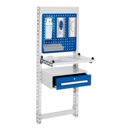 KAPPES ErgoPlus Steharbeitsplatz Mod 1 RAL 7035 /5010 H1650 mm x B670 mm (7303.01.0416)