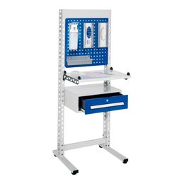 KAPPES ErgoPlus Steharbeitsplatz Mod 1 RAL 7035 /5010 H1770 mm x B670 mm, 7301.01.0116)