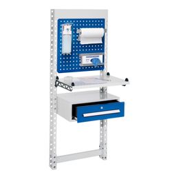 KAPPES ErgoPlus Steharbeitsplatz Mod 2 RAL 7035 /5010 H1650 mm x B670 mm (7303.02.0416)