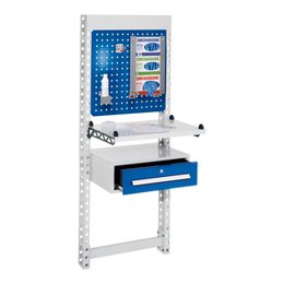 KAPPES ErgoPlus Steharbeitsplatz Mod 4 RAL 7035 /5010 H1650 mm x B670 mm (7303.04.0416)