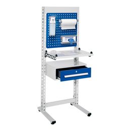 KAPPES ErgoPlus Steharbeitsplatz Mod 2 RAL 7035 /5010 H1770 mm x B670 mm, 7301.02.0116)