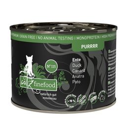 Catz Finefood Purrrr N&deg; 115 Ente Katzen-Nassfutter Monoprotein 6x200g