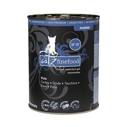 Catz Finefood Purrrr N&deg; 117 Pute Katzen-Nassfutter Monoprotein 6x400g