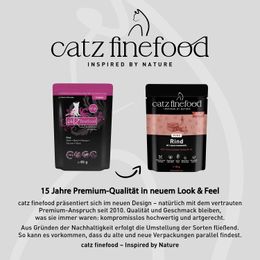 Catz Finefood Purrrr No. 119 Rind Katzen-Nassfutter Monoprotein 16x85