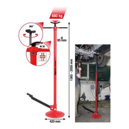KS Tools performance Teleskop-Unterstellst&uuml;tze, max. 680 kg (160.1265)