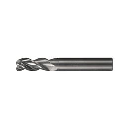 Pferd TOOLS VHM-Fr&auml;ser &Oslash;16mm, 3 Schneiden, 2xDC, Radius 3mm, unbeschichtet, Schaft HA, Performance Aluminium (23000439)