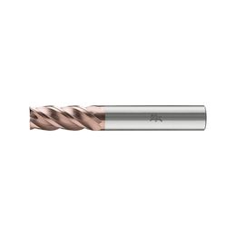 Pferd TOOLS VHM-Fr&auml;ser &Oslash;10mm, 4 Schneiden, 2xDC, Fase 0,2mm 45&deg;, AlTiN / TiSiXN beschichtet, Schaft HB, Performance Rostfrei (23000922)