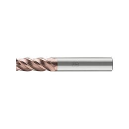 Pferd TOOLS VHM-Fr&auml;ser &Oslash;8mm, 4 Schneiden, 2xDC, Fase 0,2mm 45&deg;, AlTiN / TiSiXN beschichtet, Schaft HB, Performance Rostfrei (23000921)