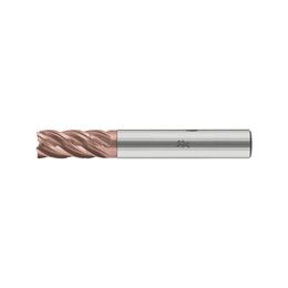 Pferd TOOLS VHM-Fr&auml;ser &Oslash;10mm, 5 Schneiden, mit Spanteiler, 2xDC, Radius 0,5mm, AlTiN / TiSiXN beschichtet, Schaft HB, Performance Rostfrei (23000952)