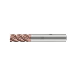 Pferd TOOLS VHM-Fr&auml;ser &Oslash;25mm, 5 Schneiden, mit Spanteiler, 2xDC, Radius 1mm, AlTiN / TiSiXN beschichtet, Schaft HB, Performance Rostfrei (23000956)