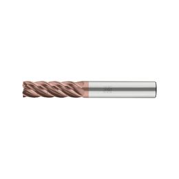Pferd TOOLS VHM-Fr&auml;ser &Oslash;8mm, 5 Schneiden, mit Spanteiler, 3xDC, Radius 0,5mm, AlTiN / TiSiXN beschichtet, Schaft HB, Performance Rostfrei (23000958)