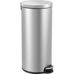 Tretabfallsammler, Volumen 30 l, &Oslash; x H 366 x 650 mm, Edelstahl kaiserkraft