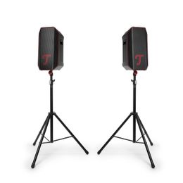 Teufel ROCKSTER AIR 2 Stereo-Set + K&M Boxenstativ
