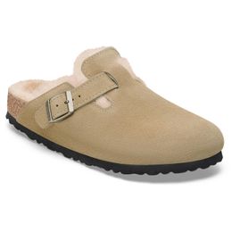 Birkenstock Boston Shearling Sandalen Damen - Gr&ouml;&szlig;e 40 - beige