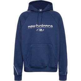 New Balance Hoodie Herren - Gr&ouml;&szlig;e XL - blau