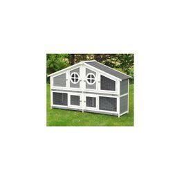 nanook Kleintierstall Momo XXL grau 164 x 48 x 110 cm