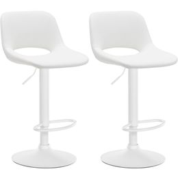CLP 2er Set Barhocker Camden I Kunstleder-Bezug