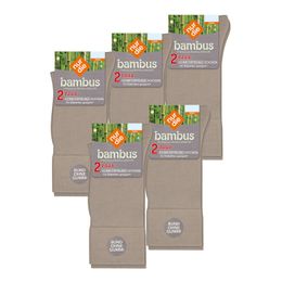 Nur Die Herren Freizeitsocken Komfortbund Socken Viskose 10er Pack