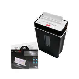 Olympia PS 54CC im Set mit &Ouml;lpapier Partikelschnitt Aktenvernichter, Schwarz