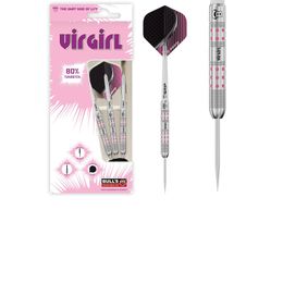 BULLS Bull's Unisex Steeldarts Virgirl VR1 Dartpfeile 80% Tungsten Darts-Set Anf&auml;nger 1er Pack
