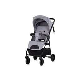 Chipolino Kinderwagen Blossom Sto&szlig;d&auml;mpfer verstellbare R&uuml;ckenlehne Korb bis 22kg grau