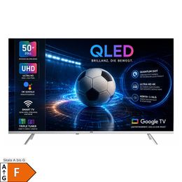 JTC-24 50 Zoll (126 cm) QLED 4K UHD Smart TV/Fernseher JTCSQ50U39505G, Google TV, Android OS, Dolby Vision, Triple Tuner, Bluetooth, Sprachsteuerung, HDR10+
