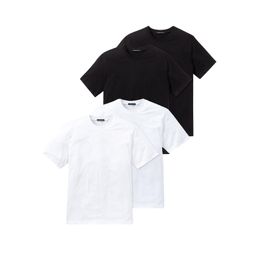 Schiesser Herren T-Shirt American Shirt 4er Pack