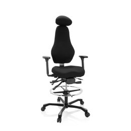 hjh OFFICE Counterstuhl RESISTIO WORK Stoff mit Armlehnen (h&ouml;henverstellbar)